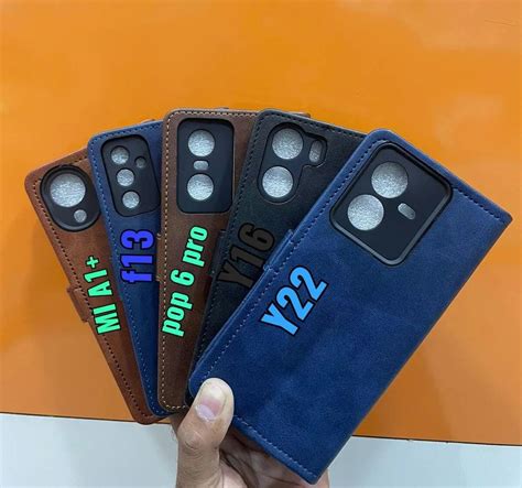 Leather Black Matte Mobile Cover At Best Price In Sanchor Id 27474471055