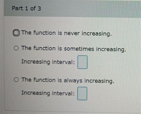 Solved Use Interval Notation To Write The Intervals Over