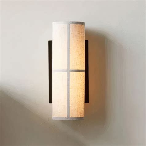 Applique Da Parete In Tessuto Stile Japandi • Illuminazione Italia