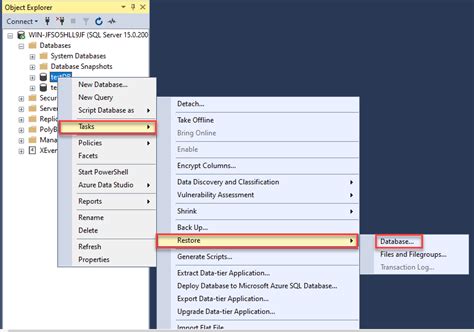Backup And Restore Ms Sql Server 20192022 Database