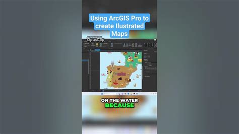 Using Arcgis Pro To Create Illustrated Maps 🌍 Gis Arcgispro Arcgis
