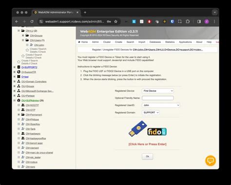fido2 and passkeys authentication with openotp rcdevs main website