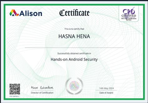 Hasna Hena On Linkedin Androidsecurity Continuouslearning Cybersecurity