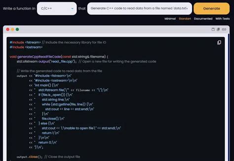 C Code Generator Generate Code Quickly Accurately Master Data Skills AI