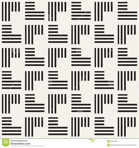 Seamless Pattern With Stripes Vector Abstract Background Stylish