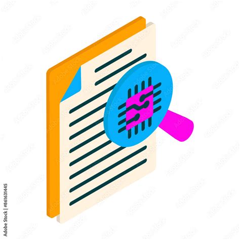 Ai Powered Streamline Document And Classification Isometric Concept Data Extraction Summarizing