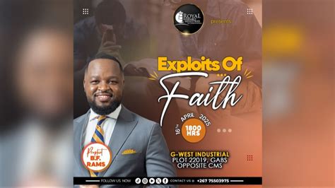 The Midweek Experience Exploits Of Faith Prophet B F Rams Youtube