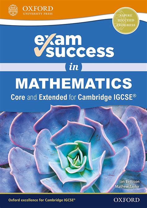 Exam Success In Cambridge Igcse Mathematics Medu Books Distributor