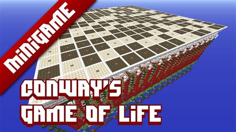 Minecraft Mini Game Conways Game Of Life Youtube