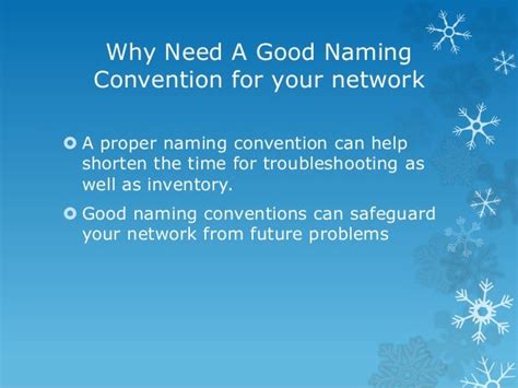 Network Devices Naming Conventions