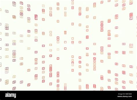 Color Abstract Square Rectangle Pattern Generative Art Background 3d Perspective View Vector