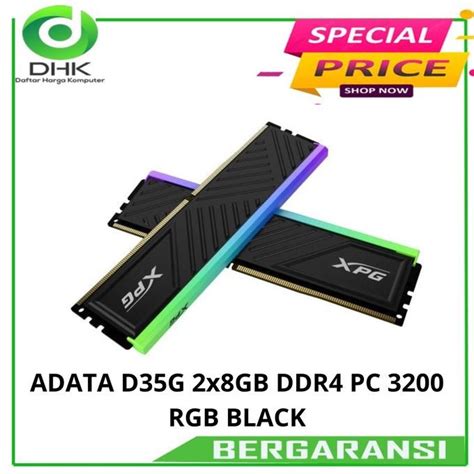 Jual Adata Xpg Spectrix Ddr4 16gb D35g 2x8gb Ddr4 Pc 3200 Rgb Black Shopee Indonesia
