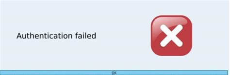 معنی جمله Authentication Failedچیست زبانشناس