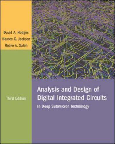 Analysis And Design Of Digital Integrated Circuits In Deep Submicron Technology Hodges David