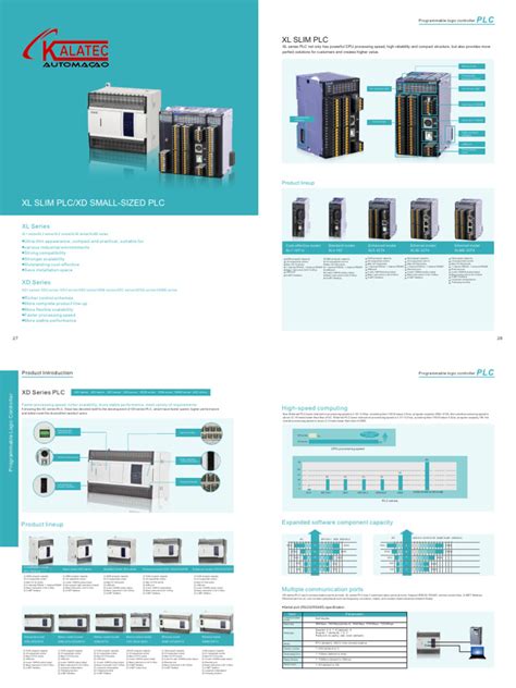 Catalogo Clp Xinje Pdf Programmable Logic Controller Inputoutput