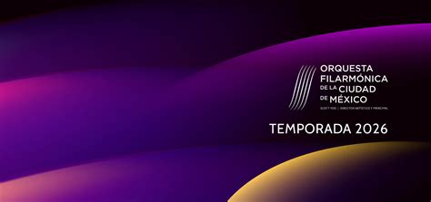 Orquesta Filarmónica De La Ciudad De México Temporada 2026 Inés