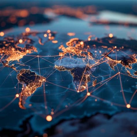 Free Illuminated World Map Image Download At Stockcake