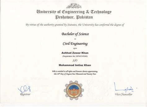 Ashhad Zawar Khan On Linkedin Alhamdulilah Officially Graduated From Uet Peshawar Thanks To My