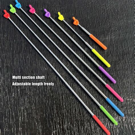 Teacher Pointer Sticks Finger Pointer For Classroom Telescoping Hand Pointer Retractable