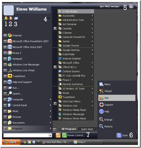 Technokratos Vista Start Menu Review