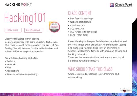 Hackingpoint Hacking 101 Course Pdf Pdf Computers Technology And Engineering