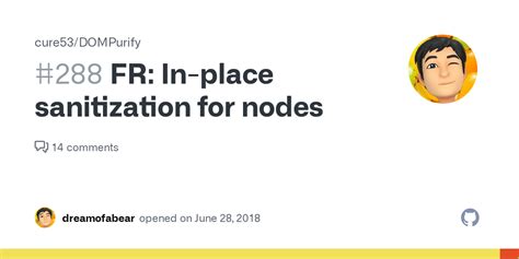 FR In Place Sanitization For Nodes Issue Cure DOMPurify GitHub