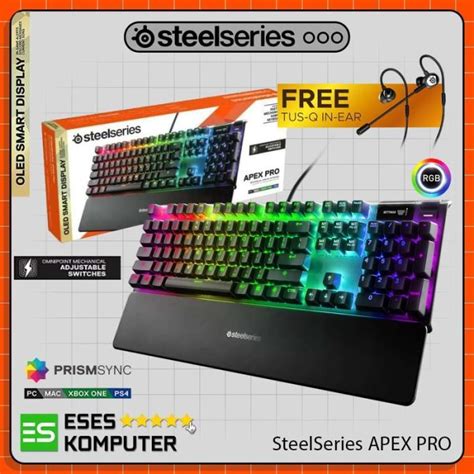 Jual Keyboard Steelseries Apex Pro Fullsize Rgb Oled Keyboard Jual Keyboard Steelseries Apex Pro Fullsize Rgb Oled Keyboard