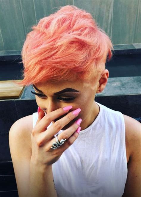 Pin By Lala Bay Meh On Peachy Hair Ideas Peach Hair Peach Hair