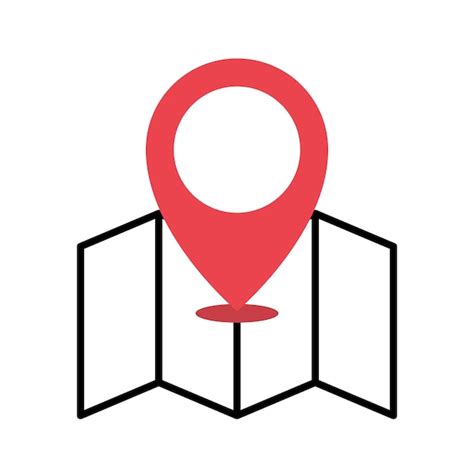 지도 및 위치 핀 무료 벡터