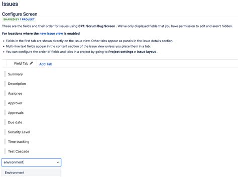 Working With The Environment System Field Jira Atlassian Documentation