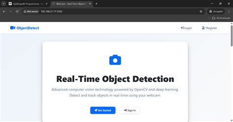 Real Time Object Detection Using Flask And Opencv Webcam — Professional Python Project