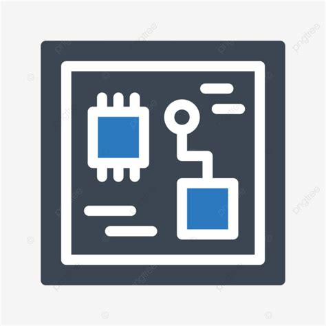 circuit microchip assembly detail vector microchip assembly detail
