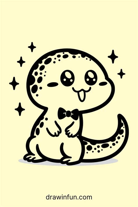 🦎33 Easy Cute Monitor Lizard Drawing Ideas Draw In Fun