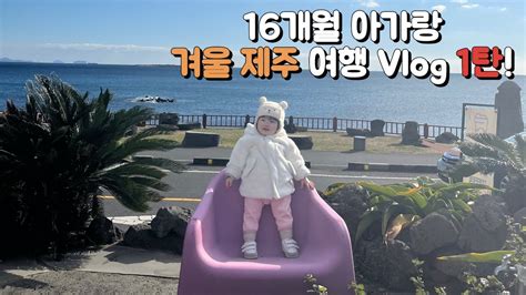 여행vlog 16개월 아가와 함께하는 4박5일 겨울 제주 여행 1탄 Youtube