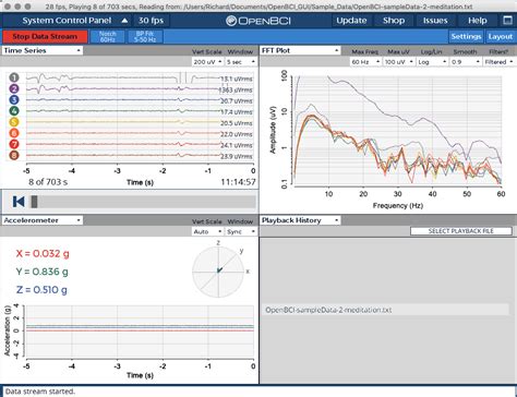 Init Fails When Trying To Load Sample Data Issue OpenBCI OpenBCI GUI GitHub