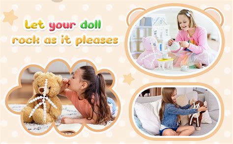 Maitys 144 Pieces Doll Armature Set With 4y And 4x Chest