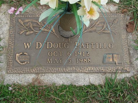William Douglas “doug” Pattillo 1912 1988 Find A Grave Memorial