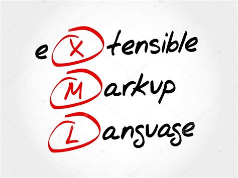 Xml Extensible Markup Language Stock Vector By ©dizanna 106191458