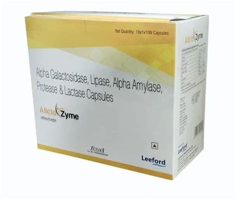Alpha Galactosidase Lipase Alpha Amylase Protease Lactase Capsules 150