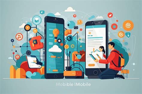 Premium Photo Business Team Working For Mobile Application Development And Design Process Concept