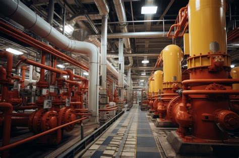 Premium Ai Image Chemical Plant With Largescale Reactor Generative Ai