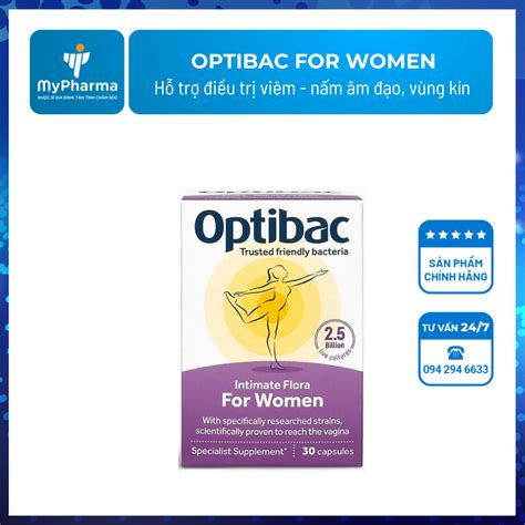 Optibac For Women Hỗ Trợ điều Trị Viêm Nấm âm đạo Vùng Kín Mypharma