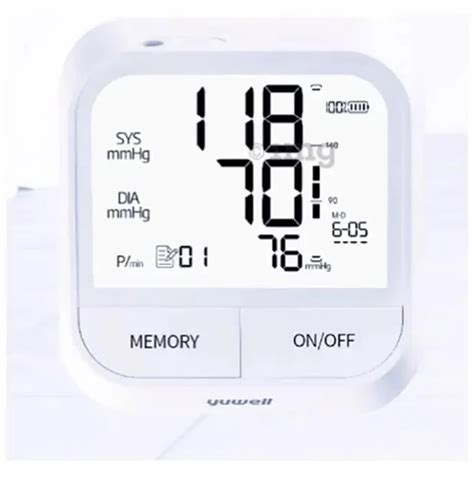 Yuwell Ye670ar 3 Digital Bp Monitor Rechargeable For Personal Medium