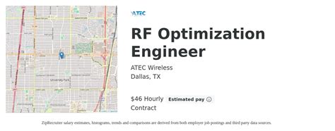 Rf Optimization Engineer Job In Dallas Tx At Atec Wireless