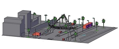 Building Structure Detail 3d Model Layout File In Autocad Format