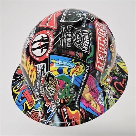 Wet Works Imaging Full Brim Hard Hat Custom Hydro Dipped Etsy