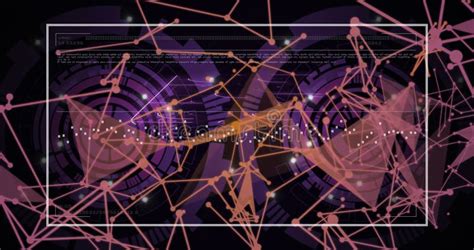Image Of Shapes And Scopes Scanning Over Data Processing On Black