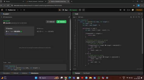 Utkarsh Goswami On Linkedin Codingchallenge Leetcode Binarysearch