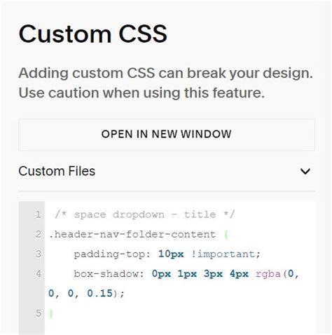 How To Add A Shadow Around Dropdown Summary Block