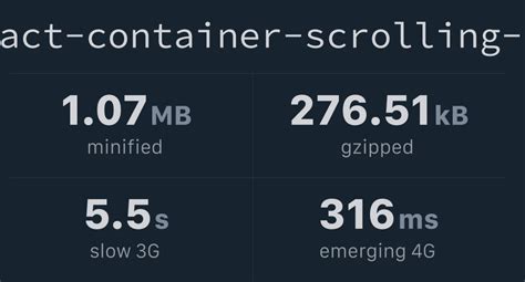 ciscospark react container scrolling activity bundlephobia